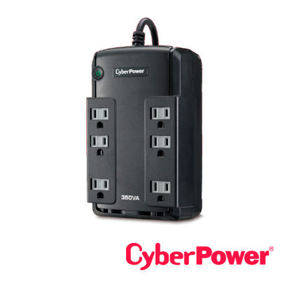 NO BREAK UPS CP350SLG CYBERPOWER 350VA / 255W/ 3 CONTACTOS CON RESPALDO ...