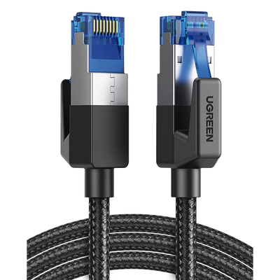 Cable Ethernet Cat8 CLASSâ… F/FTP Redondo con Malla de Nylon 2 Metros ...