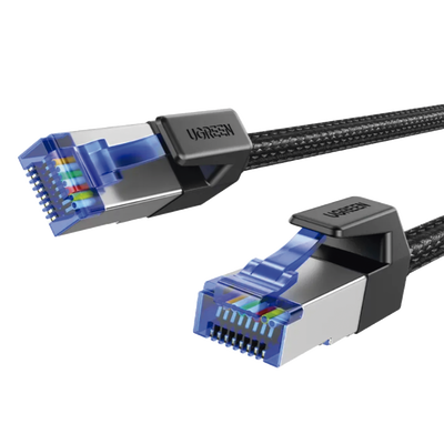 Cable Ethernet Cat8 CLASSâ… F/FTP Redondo con Malla de Nylon 2 Metros ...