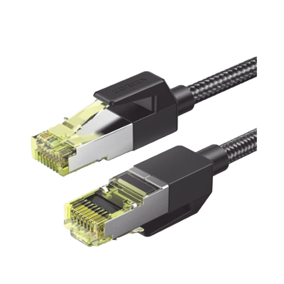 Cable Ethernet Cat7 CLASSâ… F/FTP Redondo con Malla de Nylon 3 Metros ...